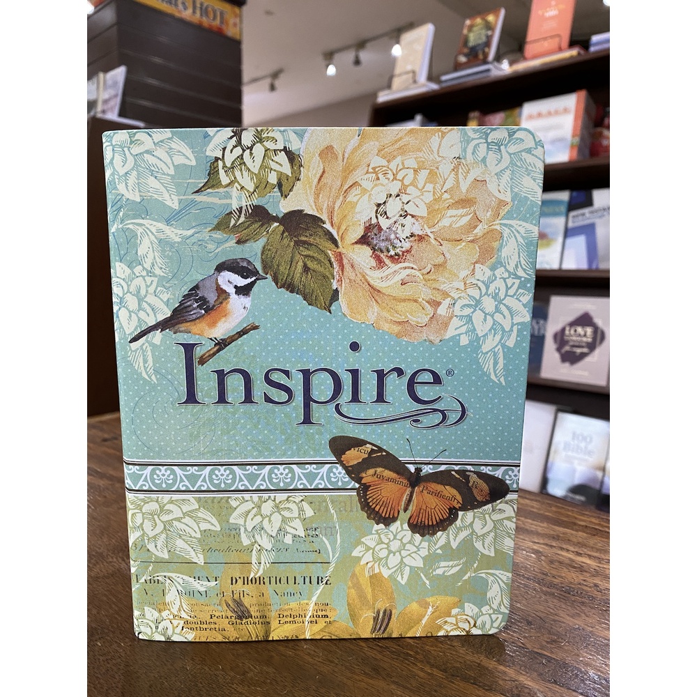 NLT Inspire Bible: The Bible for Creative Journaling, LeatherLike ...