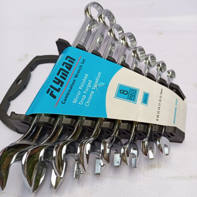 flyman 8pcs combination wrench set heavy duty original tools | Shopee ...