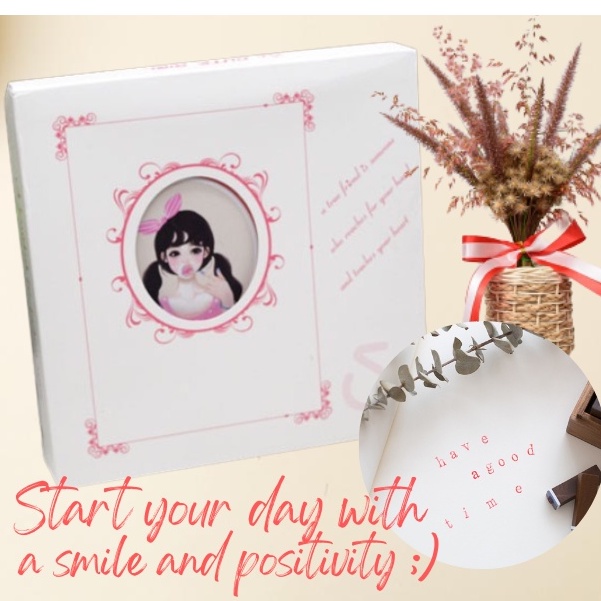 Cute Girl Petite Fille Korean Diary Yearly Planner Set | Shopee Philippines