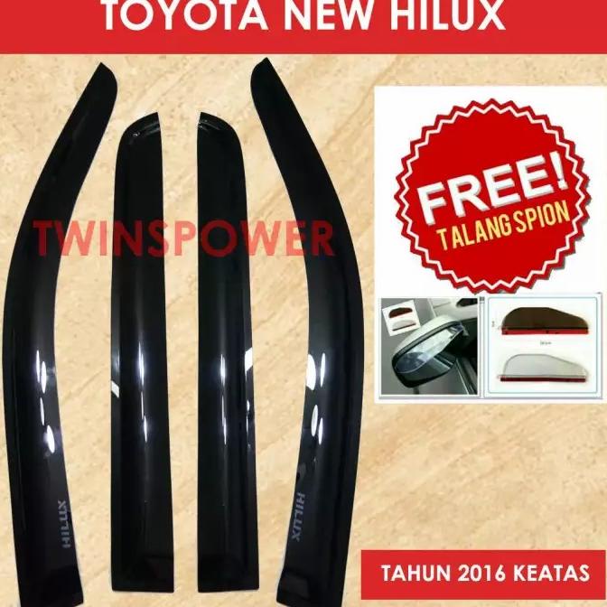 Toyota Hilux Lama Car Gutter Double Cabin Slim Model 4pcs Debezzz ...