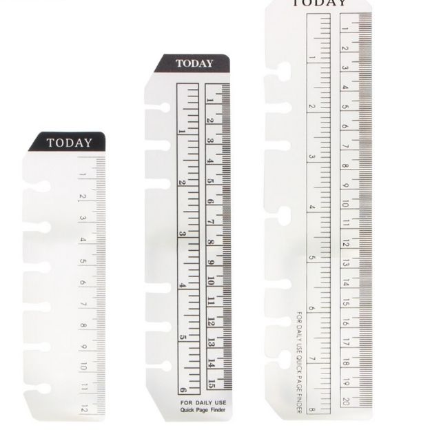 A5/A6/A7 6 RING PLANNER SIDE RULER | Shopee Philippines
