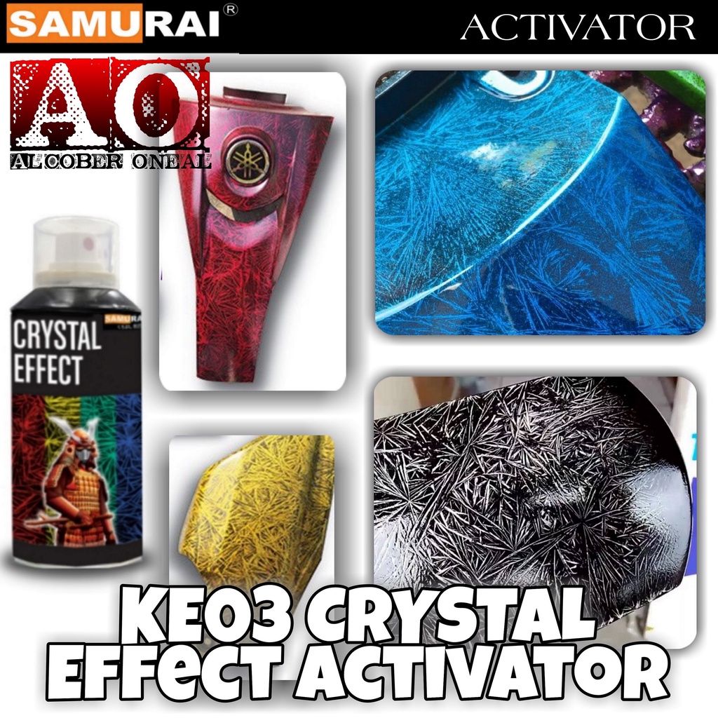 SAMURAI Spray Paint KE03 Crystal Effect Activator Samurai | Shopee ...