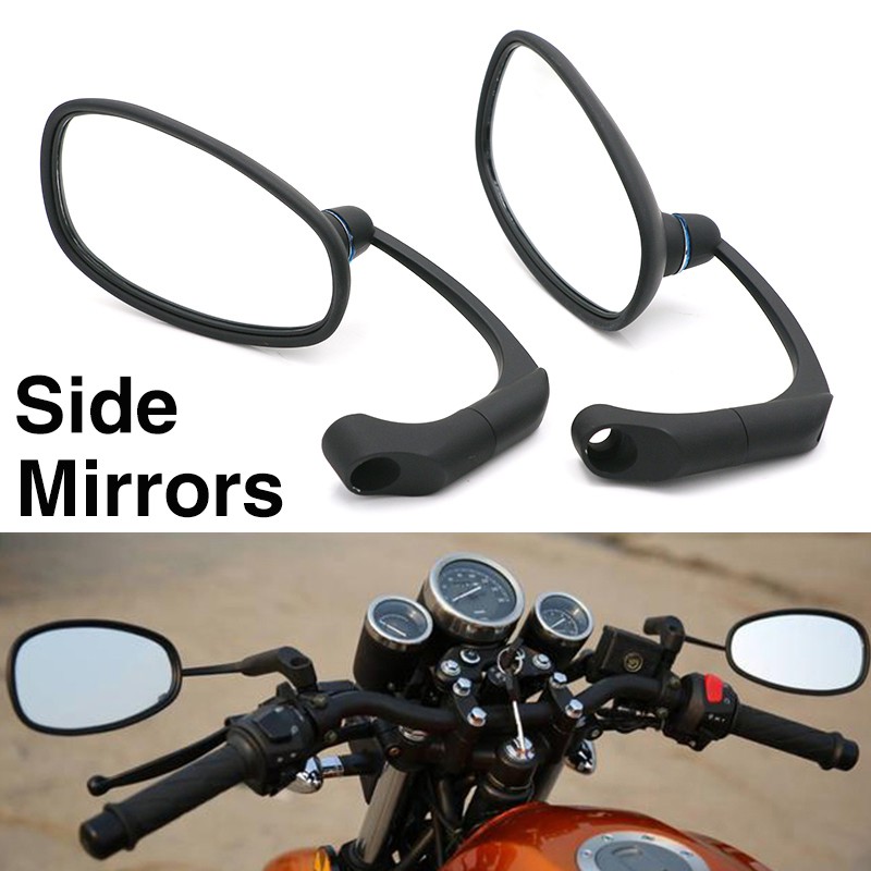 Universal Motorcycle Motorbike Motor Rear view side mirror | Shopee ...