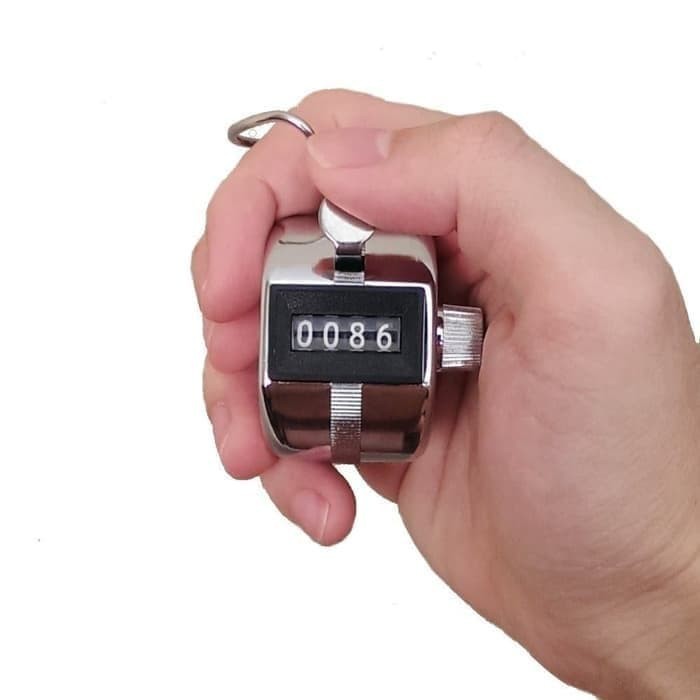 MESIN Hand counter / manual checker, digital hand tally counter, person ...