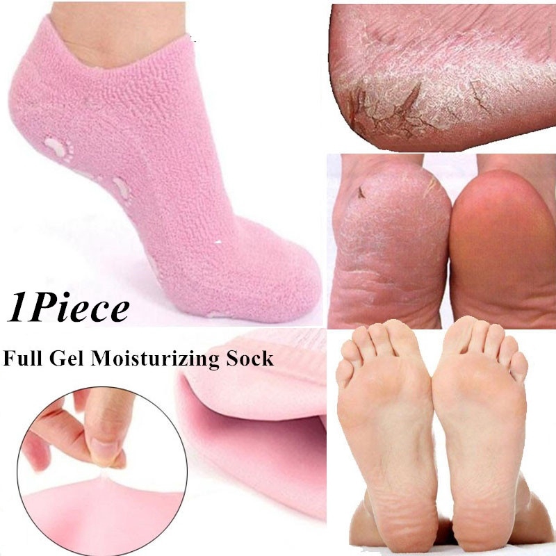 2Pcs Gel Spa Socks Moisturizing Beauty Foot Mask Feet Skin Care ...