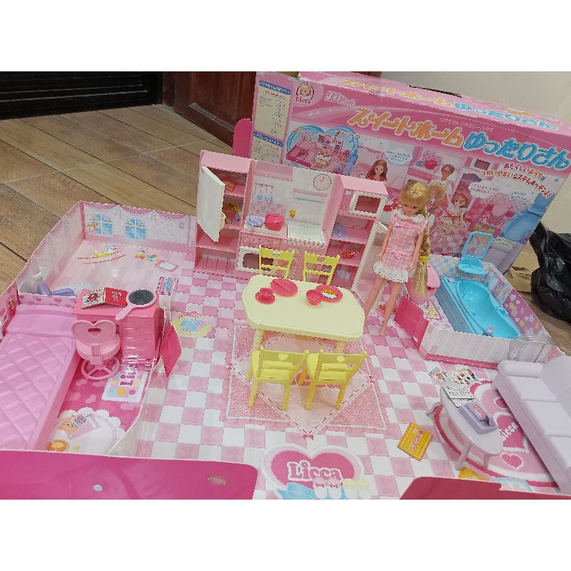 original Licca dollhouse included one doll with box | Shopee Philippines