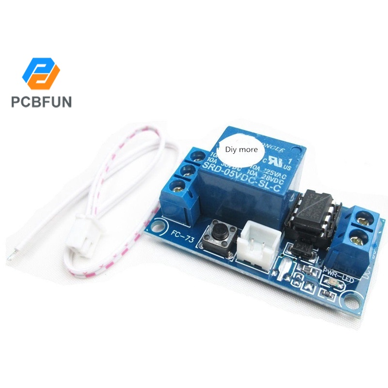 Pcbfun Dc 5V 12V 24V 1 Channel Latching Relay Module With Touch Bistable Switch Mcu | Shopee ...