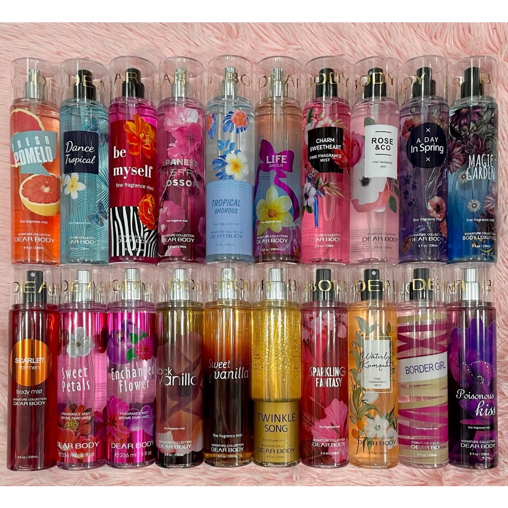 Dear Body Fragrance Mist Imported from London UK | Shopee Philippines
