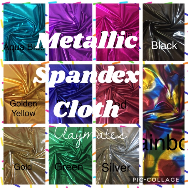 Metallic Spandex Cloth | Shopee Philippines