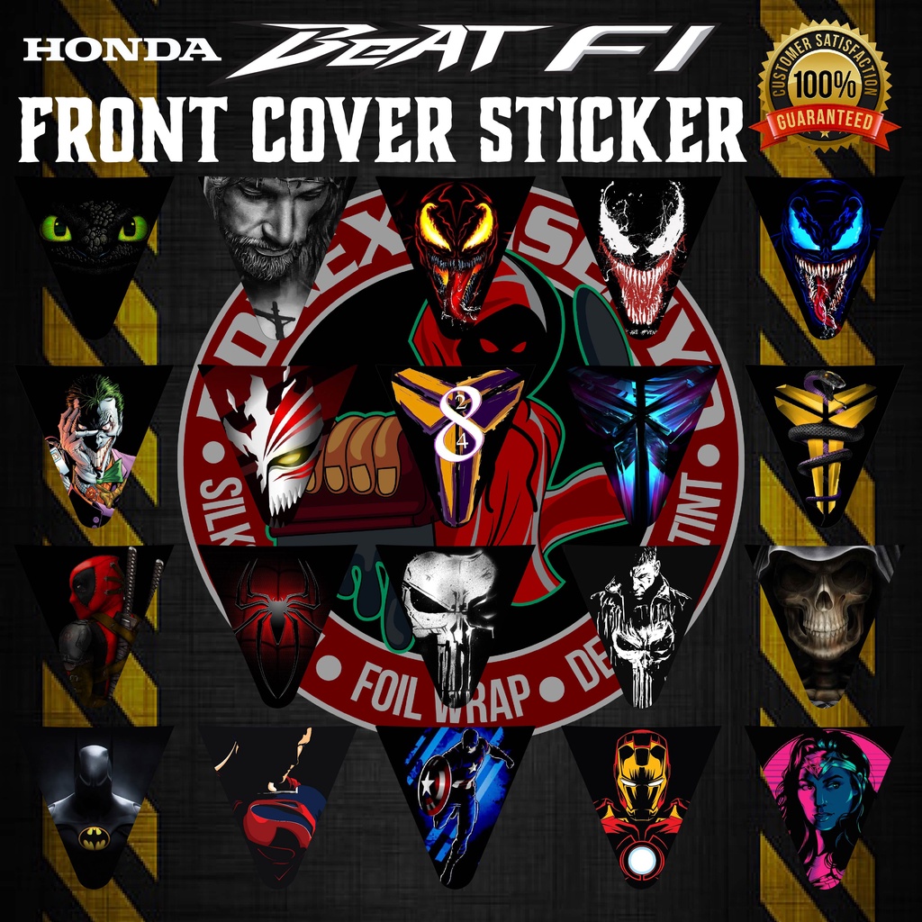 HONDA BEAT FI V1 V2 FRONT STICKER | Shopee Philippines