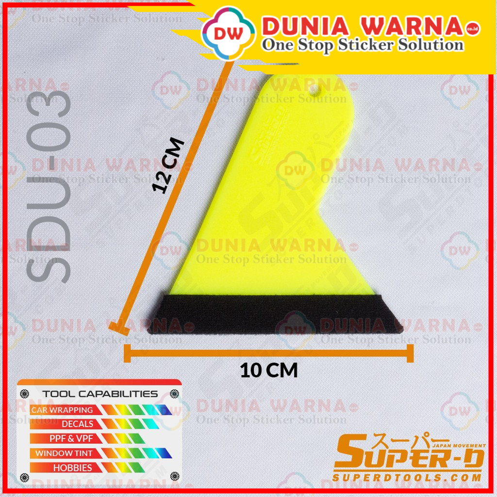 Rakel Kape Mini Squeegee Kapi Plastic Gesut Shavings Super D Yellow ...