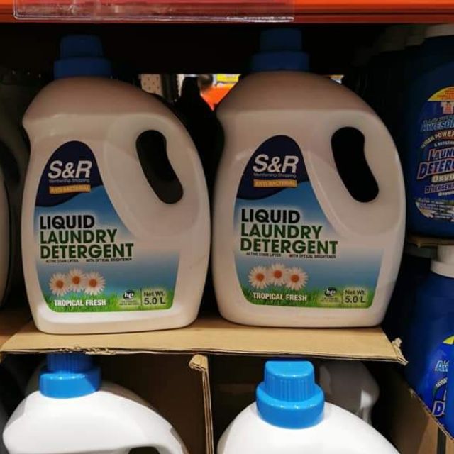 S&R Liquid Laundry Detergent 4L | Shopee Philippines