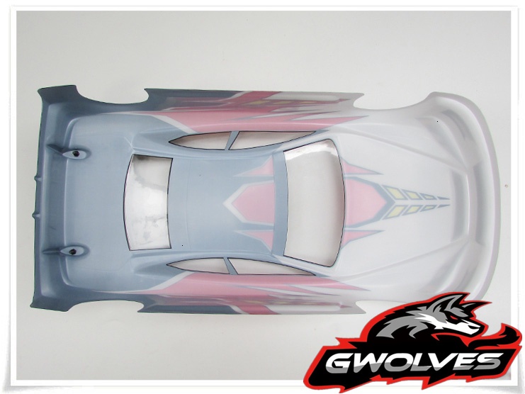 1/10 RC RACING Touring car competition 190mm width High downforce PVC ...