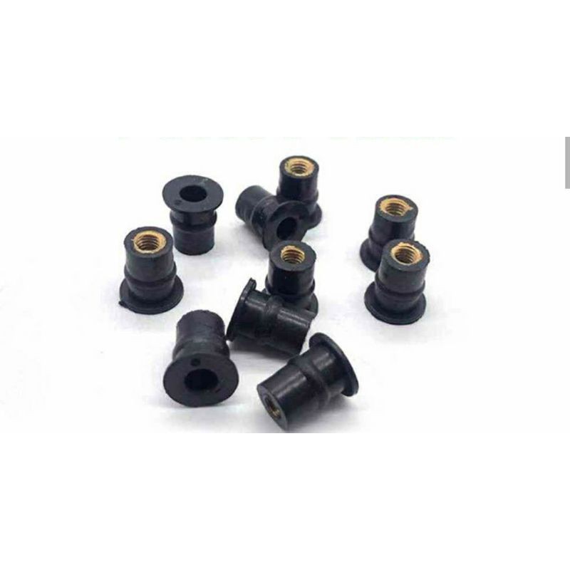 NMAX V1 V2 RUBBER NUT FOR WINDSHIELD ADV PCX AEROX GSX CBR R1 R3 R6 R15 ...