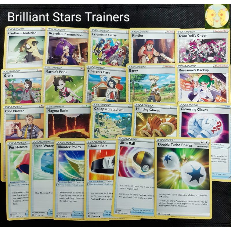 Pokemon Card TCG: Brilliant Stars Trainer: Cynthia's Ambition/ Ultra ...
