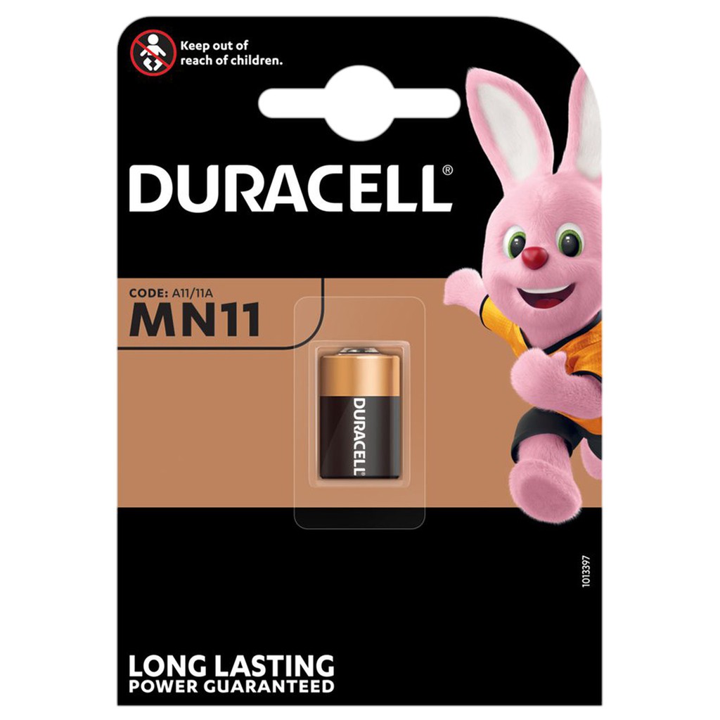 Duracell MN11 11A A11 (1pc) 6v Alkaline Battery in Blister Pack GP11A ...