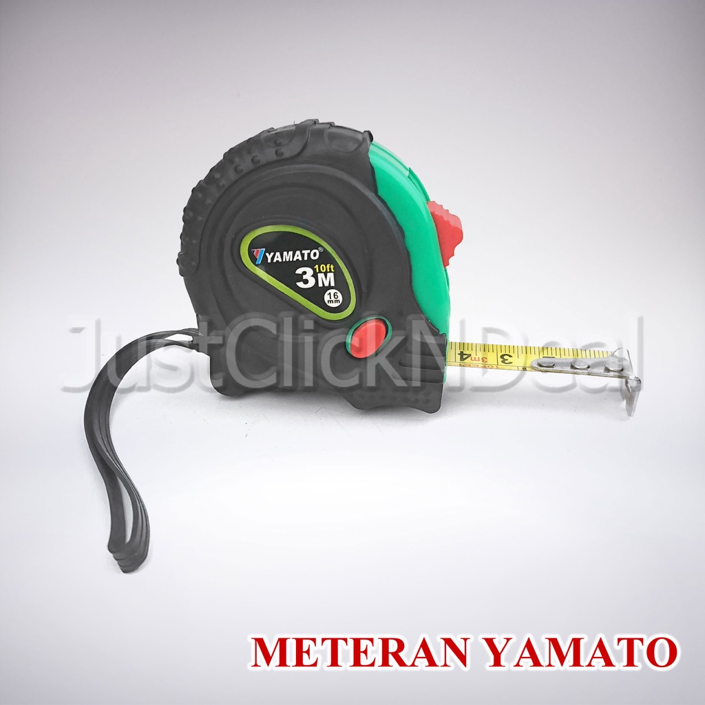 Yamato meter 3 5 7.5 Meters 3 Lock Measuring Tape Rubber Coating Tape ...