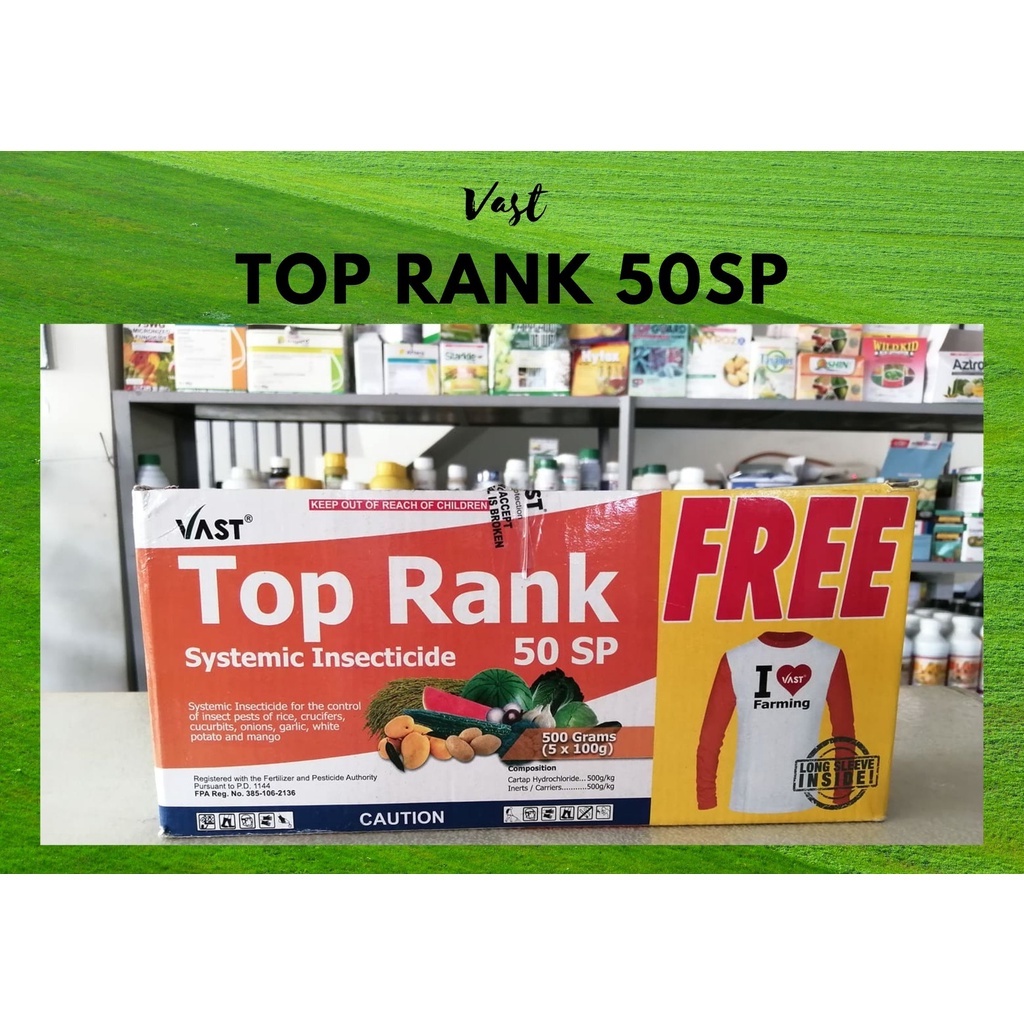 TOP RANK 50sp Powder 100GRAMS (Insecticide/Pesticide/Fungicide ...