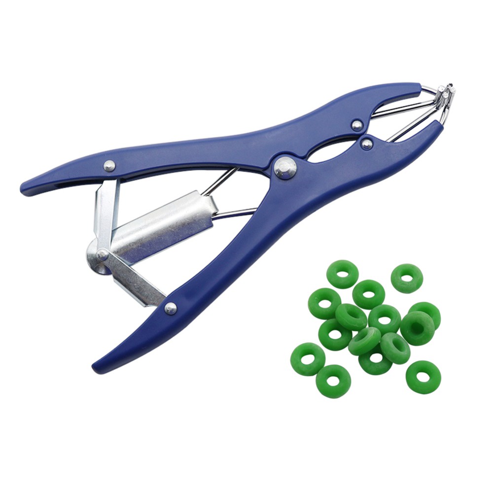 Farm Animal Pig Sheep Tail Docking Clamp Plastic Castration Pliers And ...