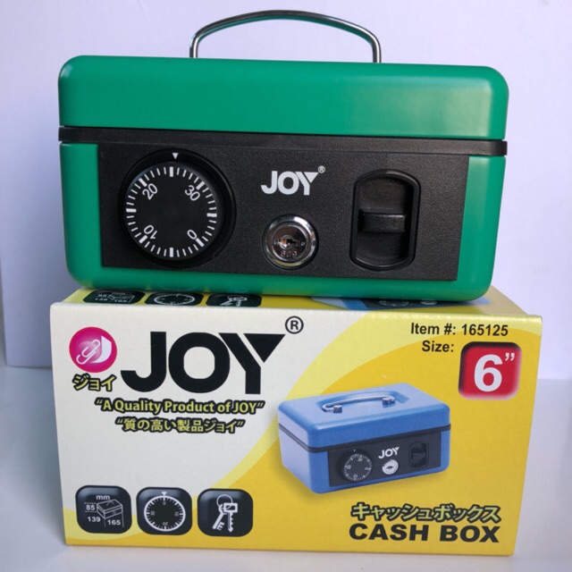 Joy Cash Box w/ Key Lock and Combination Lock | Shopee Philippines
