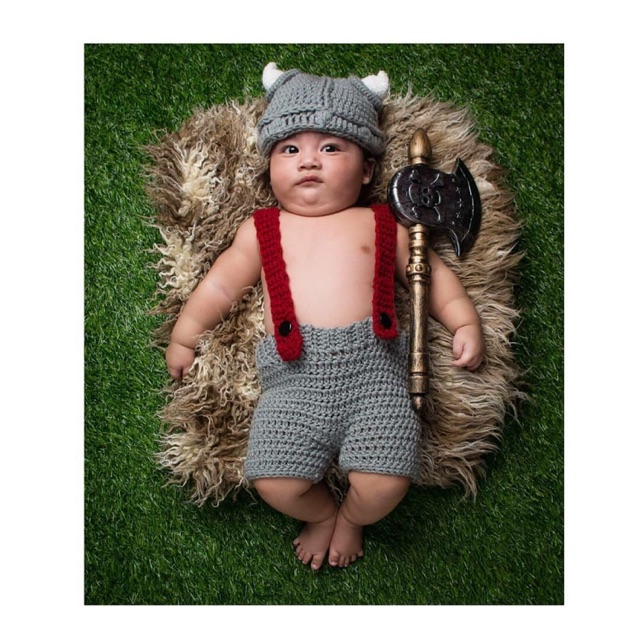 Crochet Viking baby costume | Shopee Philippines