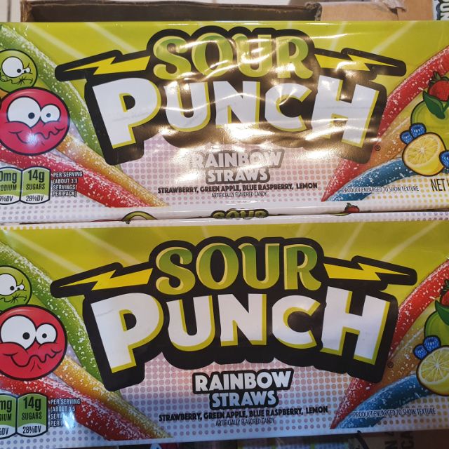 Sour punch rainbow straw | Shopee Philippines