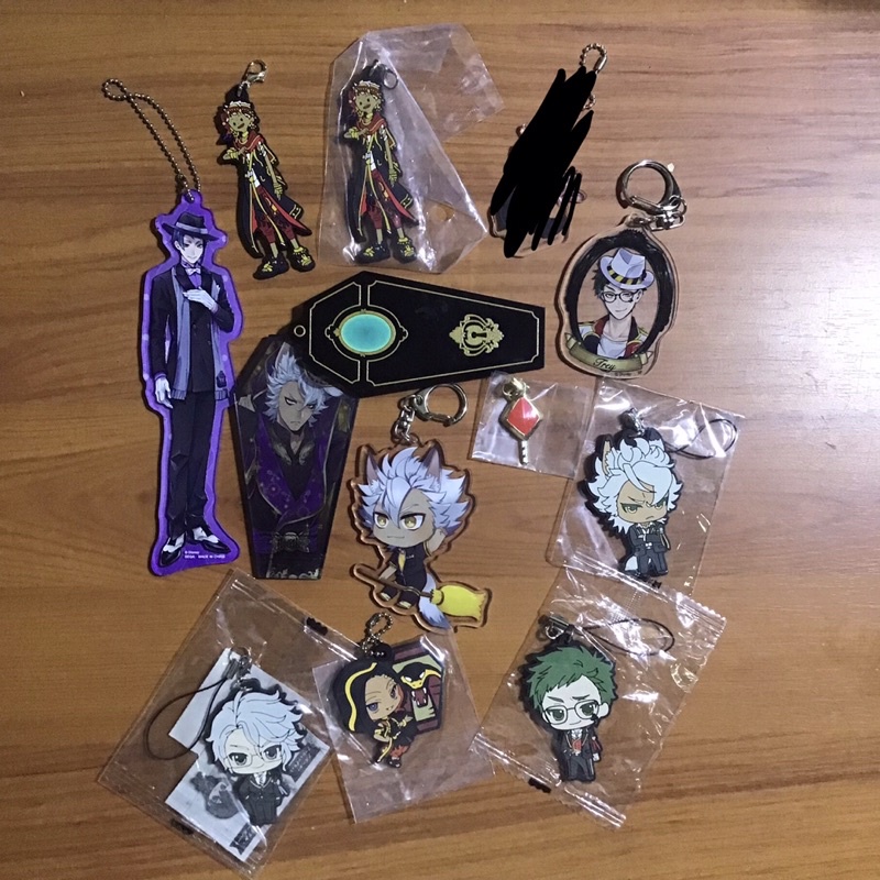 Disney: Twisted-Wonderland Game Acrylic/Rubber Keychains | Shopee ...