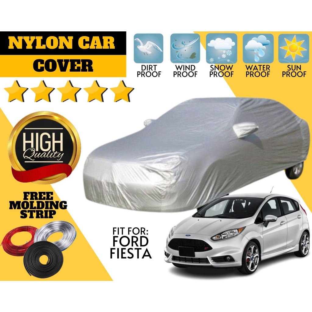 CAR COVER FOR FORD FIESTA| WATERPROOF CAR COVER WITH FREE MOLDING STRIP ...