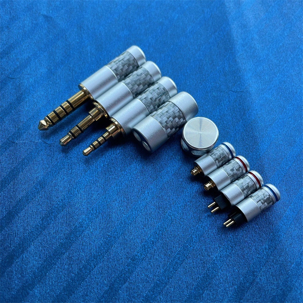 Diy Carbon Fiber Earphone Jack Plug Splitter Slider Plug MMCX Balanced ...