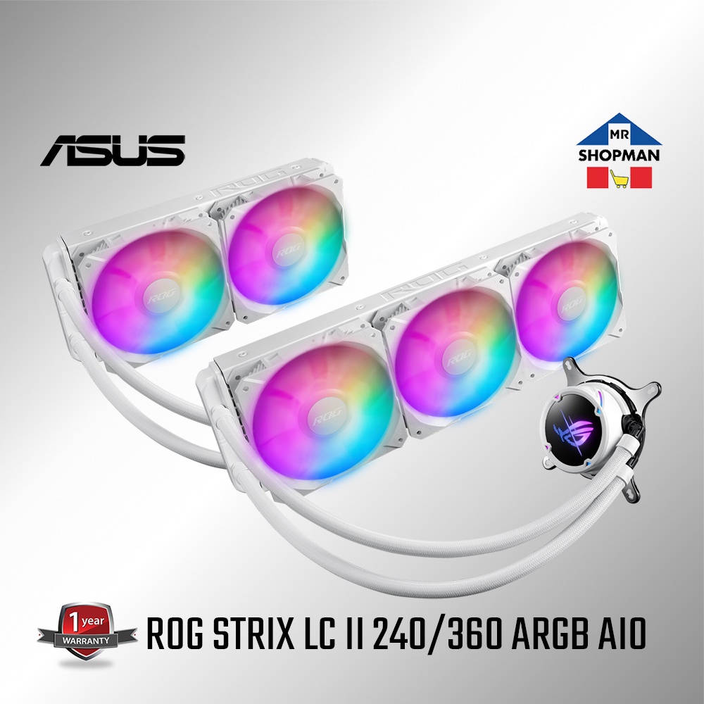 Asus ROG Strix LC II 240 / 360 ARGB AIO Liquid Cooling Cooler | Shopee ...
