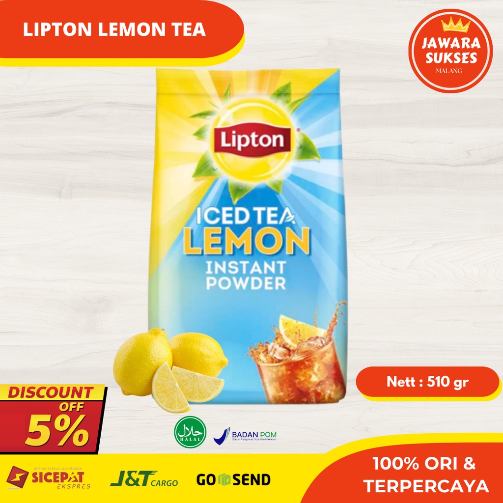 Lipton Ice Tea Mix Lemon 510gr | Lemon Flavored Powdered Drink | Shopee ...