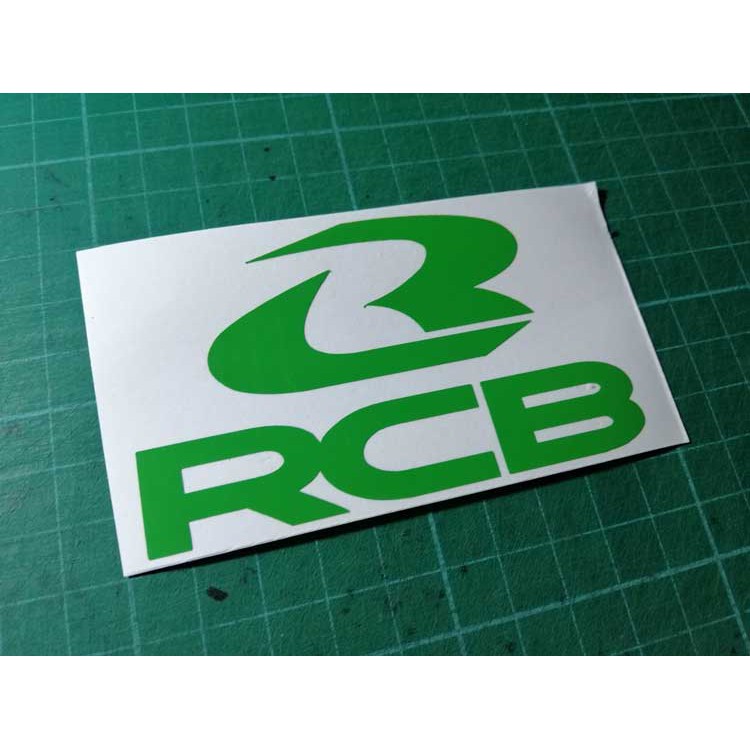 RCB STICKER COLORED (NON-REFLECTIVE) | Shopee Philippines