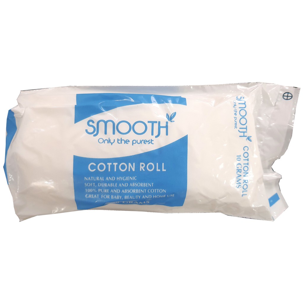 SMOOTH Only the Purest Cotton Roll 10g | Shopee Philippines