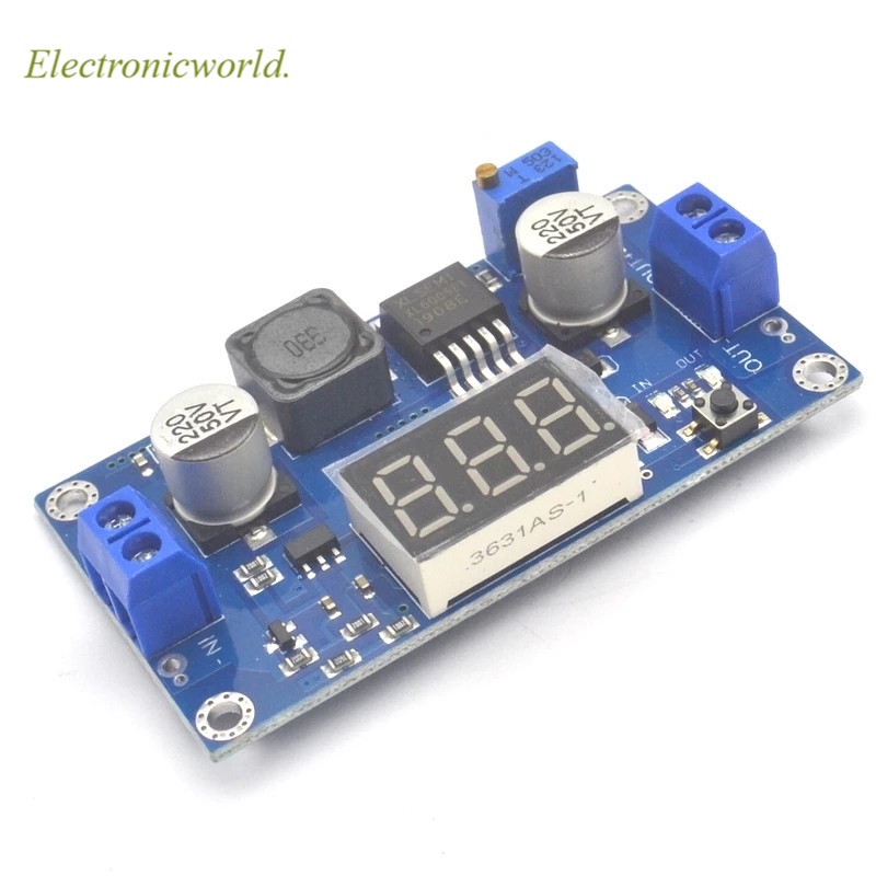 XL6009 LM2577 DC-DC Boost Step Up Module Converter Digital Voltmeter Display Voltage Meter 3A ...