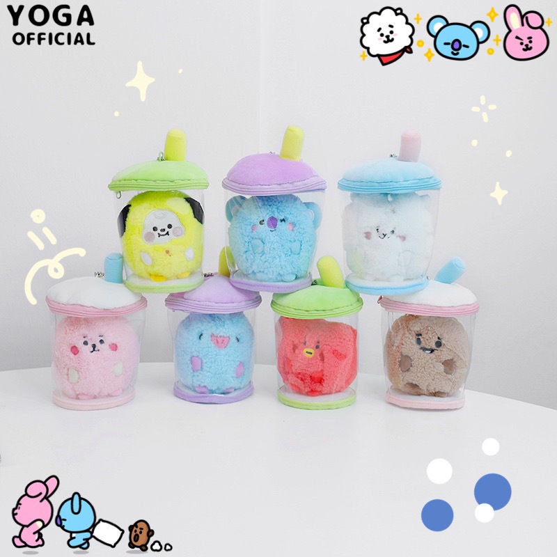 Kpop Milk Tea Cup Pendant BT21 Bubble bts Genuine Version Peripheral ...