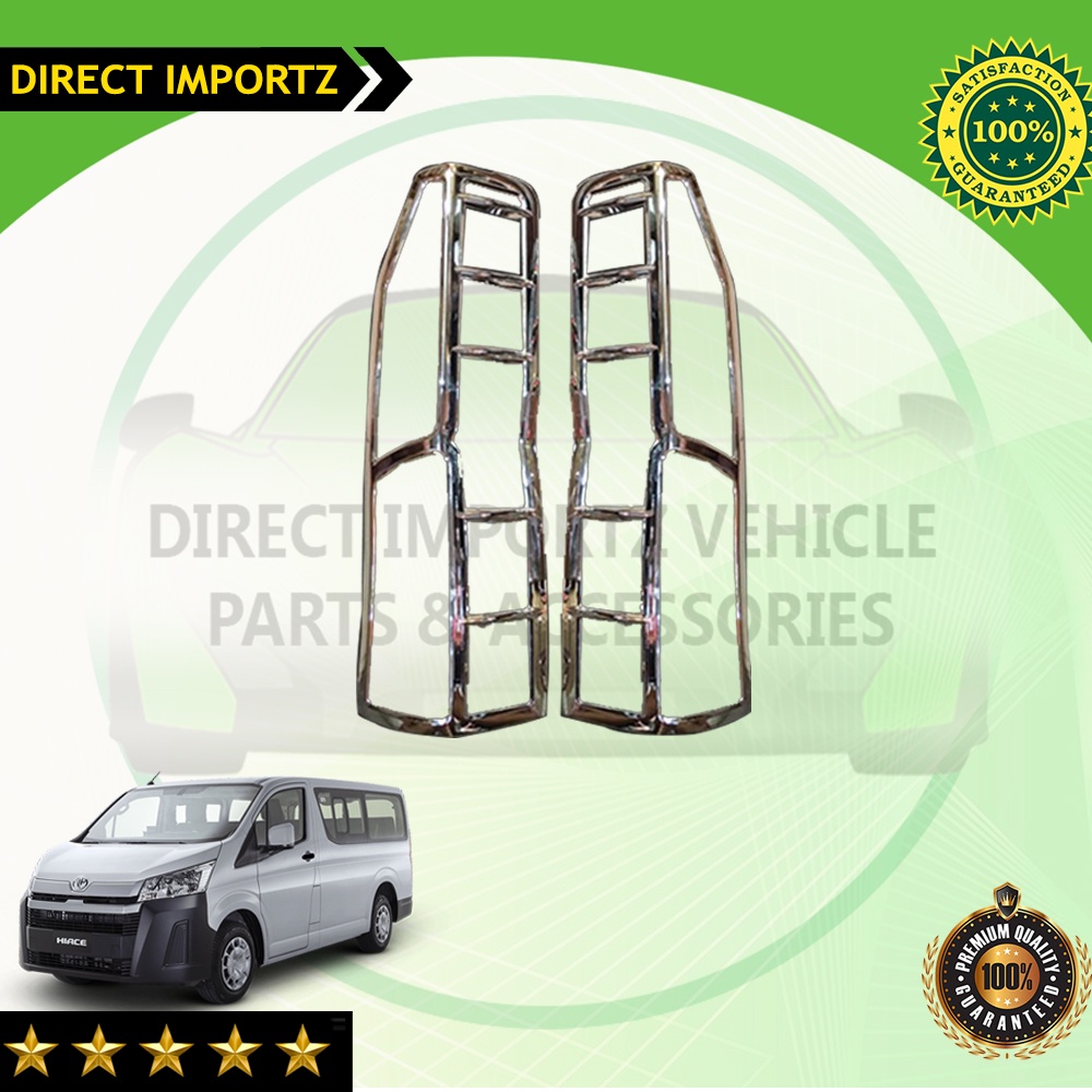 Toyota Hiace Commuter Deluxe 2019 to 2022 Taillight cover chrome 2020 ...