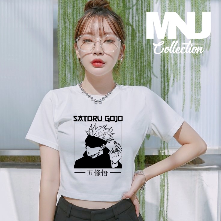 COD: Jujutsu Kaisen Satoru Gojo Graphic Crop Top | Shopee Philippines