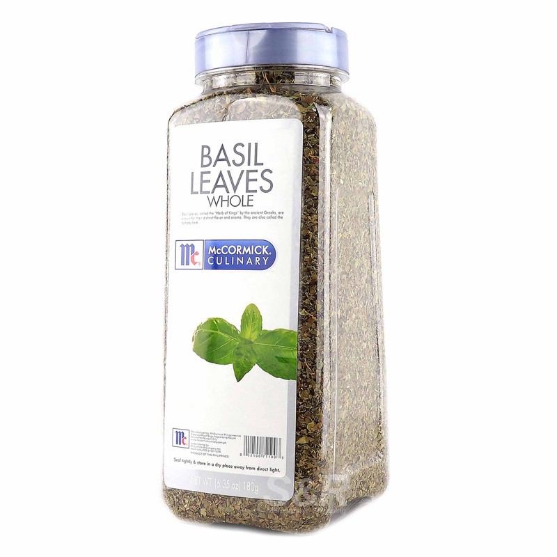 Mc Cormick Basil Leaves 180g | Shopee Philippines