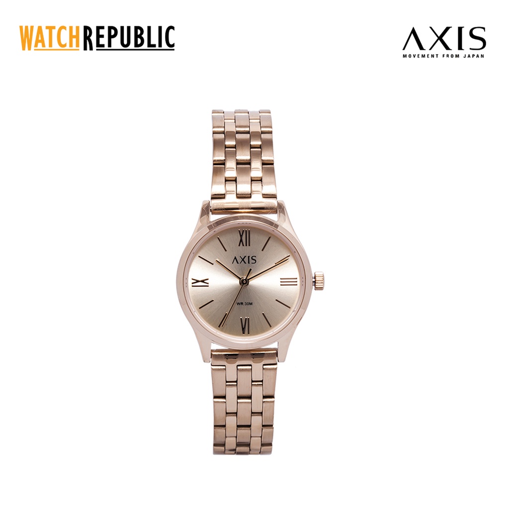Axis AE2312-1216 Erica Ladies Gold Stainless Steel Watch | Shopee ...