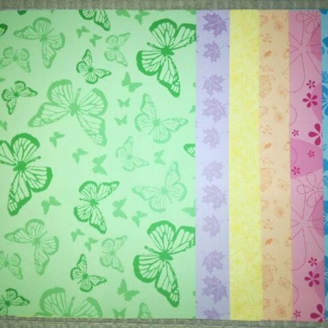 10pcs PRINTED COLORED PAPER | Shopee Philippines