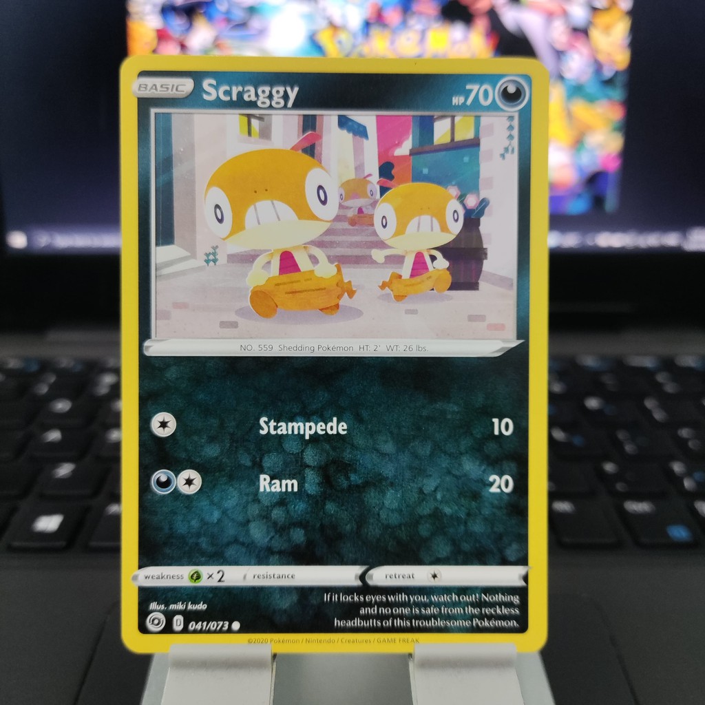 Scraggy | Champion's Path 41/73 | Pokemon Trading Card | Shopee Philippines