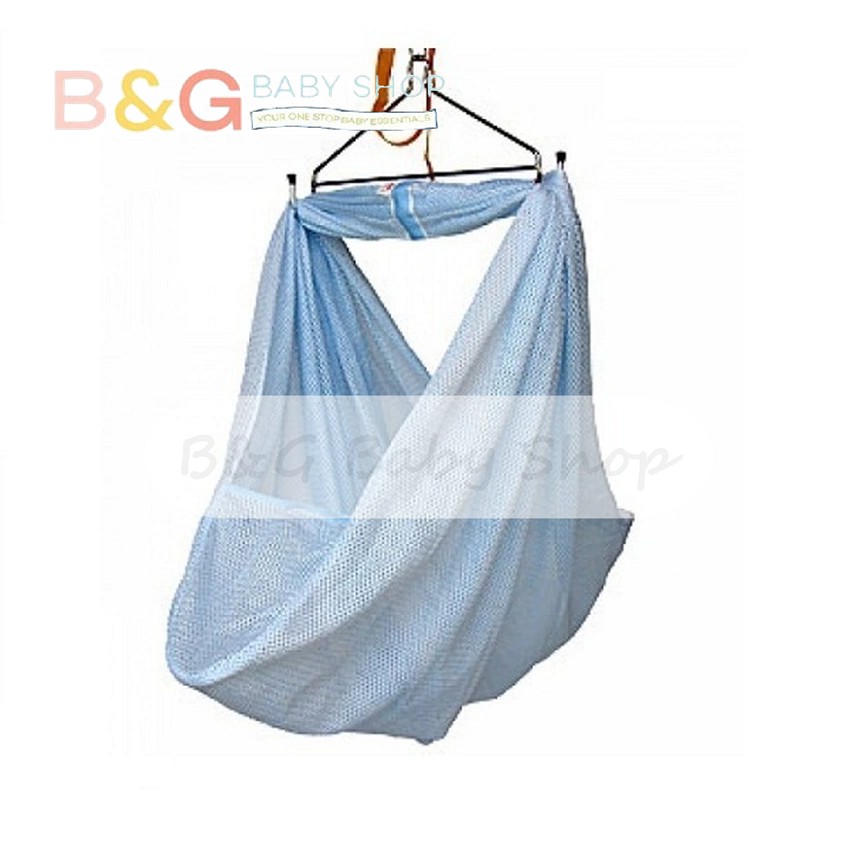Baby Spring Cot Swing Cradle Net With Head Cover / Zip / Side pocket ...