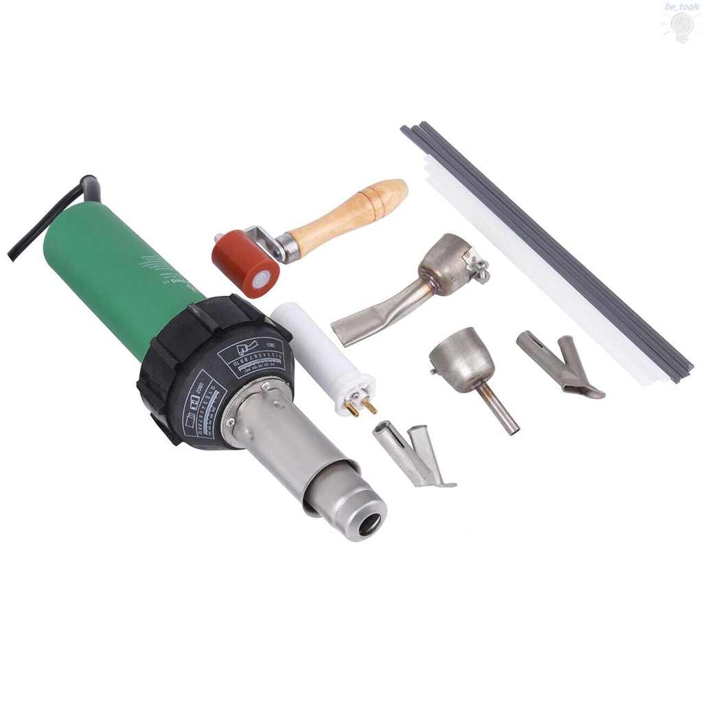 1600W Hot Air Welding Machine Kit Plastics Heat-Welders Tools Set with ...