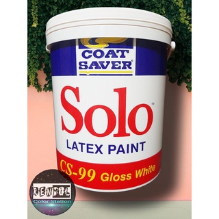 COATSAVER Solo Gloss Latex White (1lit) | Shopee Philippines