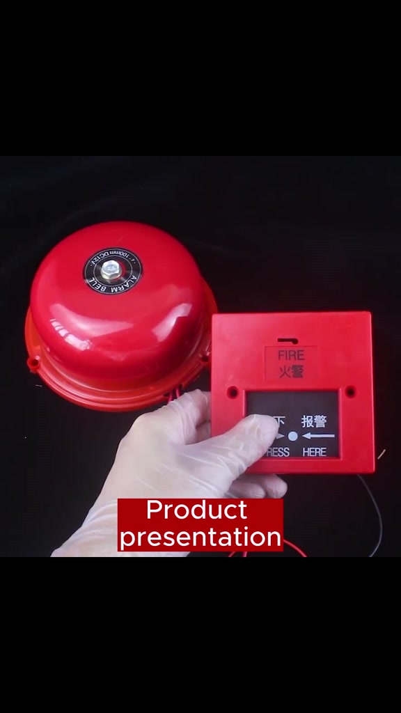 Fire Alarm Bell 4"/6"/8"/10"/12" Manual Switch Home Safe Mall Office ...