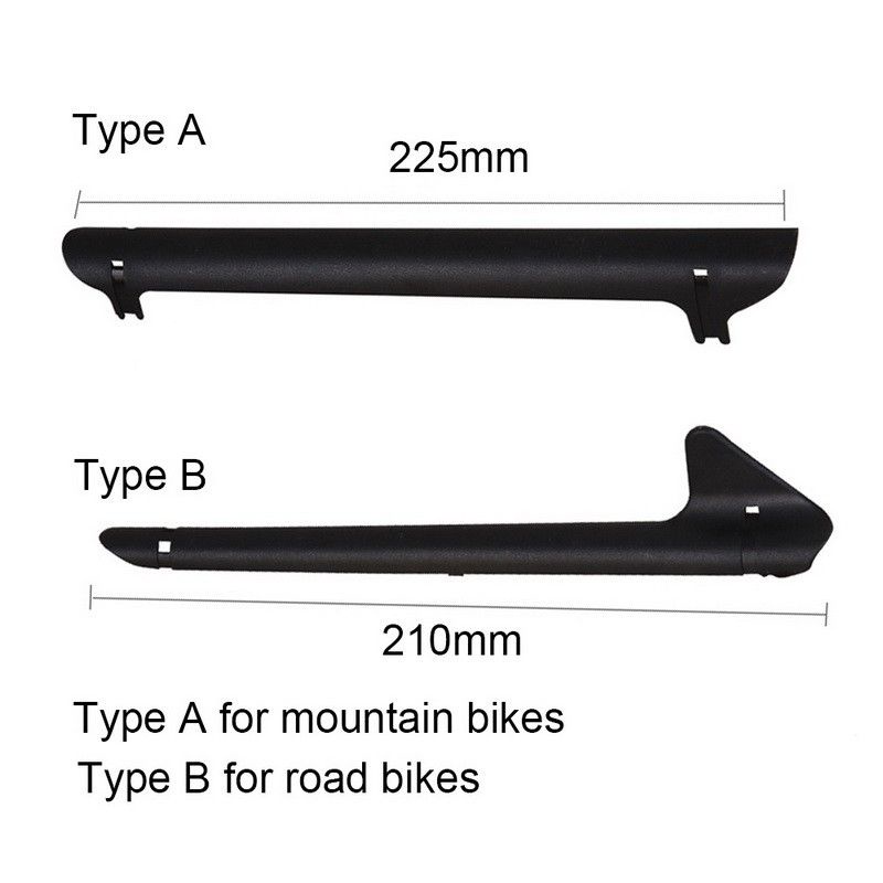 Plastic Bicycle Chain Guard Protection Cycling MTB Bike Frame Protector ...