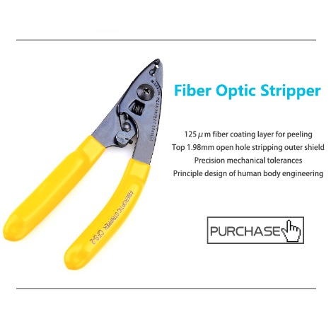 3 IN 1 FTTH Splice Fiber Optic Tool Kits Covered Wire Fibre Stripping ...