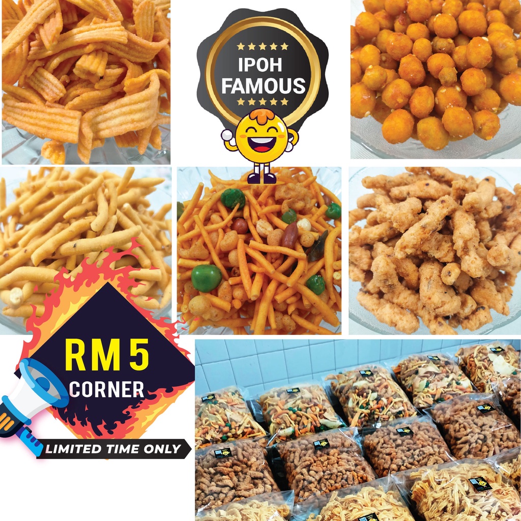 PUTIH White beans Ipoh Buntong Famous Snacks Food Muruku Murukku halal ...