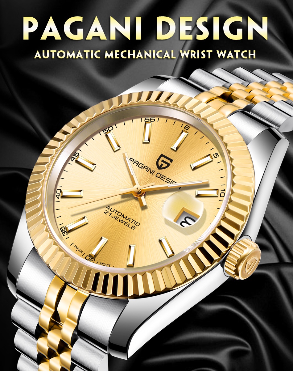 Pagani Design Original Men's Mechanical Watch Top Brand Luxury ...