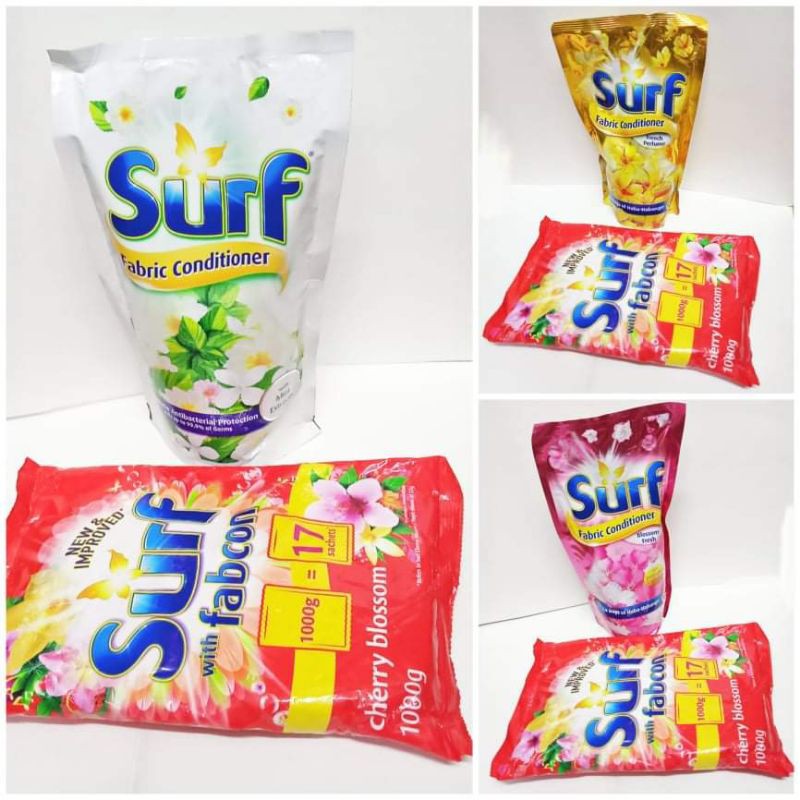 2 in 1 Combo Set/ Fabric Conditioner 800mL & Surf Powder 1000g | Shopee ...